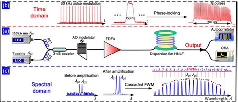 A Experimental Setup Of The Phase Locked All Fiber Dual Pumped