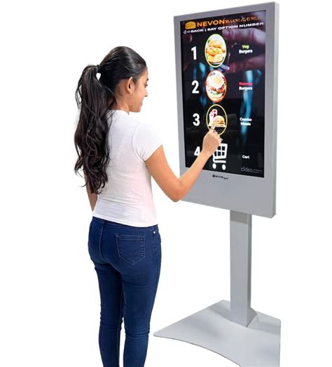 Buy 32 Inch Touch Screen Kiosk Machine Interactive Kiosk Display At Lowest Price In India