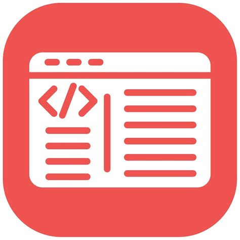 코딩 언어 아이콘 프리미엄 벡터