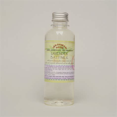 Lavender Scented Bath Milk From Lemongrass House Uk