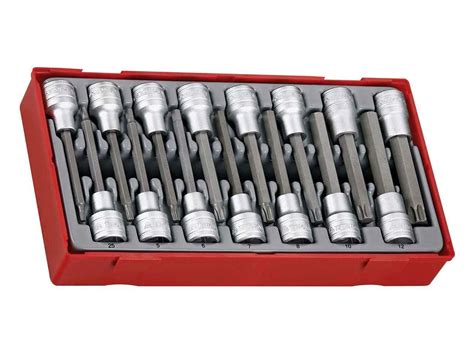 Teng Tools Piece Long Hex TX Socket Set