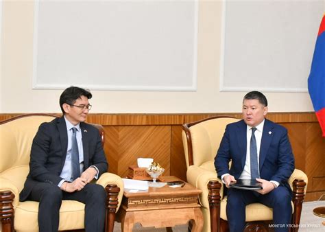 Казахстан Улсаас Монгол Улсад суугаа Онц бөгөөд Бүрэн эрхт Элчин сайд Габит Койшибаевийг хүлээн