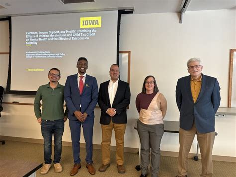 The University Of Iowa Health Management And Policy Department On