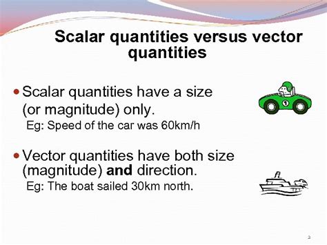 Motion Part 1 1 Scalar Quantities Versus