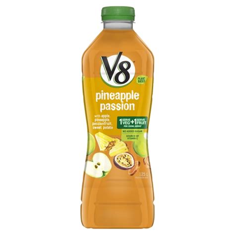 V8 Juice Pineapple Passion 125lt Adelaides Finest Supermarkets