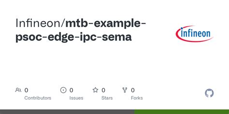 Github Infineonmtb Example Psoc Edge Ipc Sema · Github