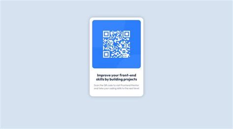 Frontend Mentor Basic Qr Code Integration With Html And Css And Flexbox No Library Coding