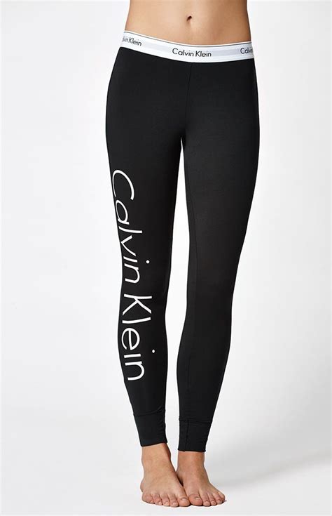 Large Logo Leggings Calvin Klein Leggings Calvin Klein Outfits