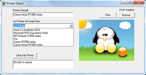 tutorial delphi bermain dengan printer menggunakan delphi