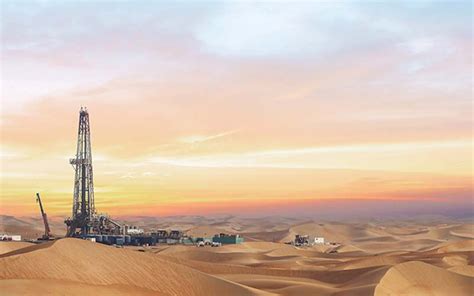 Oil Field Africa Review Abu Dhabi National In A Massive Drilling
