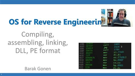 רברסינג שיעור 7 מערכות הפעלה Linking Dll Loading Format Pe Youtube