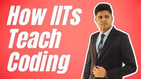 How Coding Is Taught At Iit Bombay Youtube