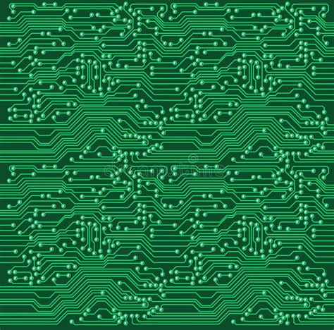 Repeating Circuit Pattern Stock Illustration Illustration Of Digital 22618138