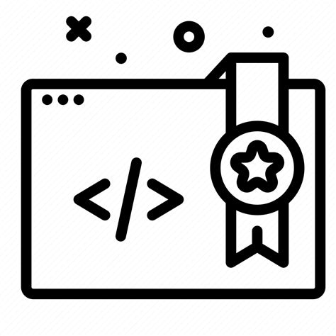 Certificate Programming Code Development Icon Download On Iconfinder
