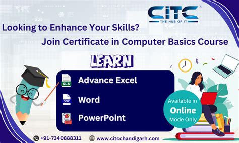 Introducing Certificate In Computer Basics Ccb With Citc The Hub Of It