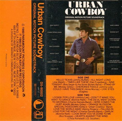 Urban Cowboy Original Motion Picture Soundtrack Cassette