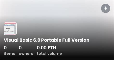 visual basic 6 0 portable full version collection opensea