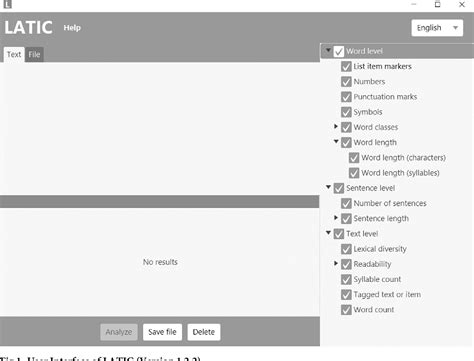 Figure 1 From Latic A Linguistic Analyzer For Text And Item Characteristics Semantic Scholar
