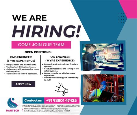 🚨 Urgent Hiring Bms And Fas Engineers Meharban K