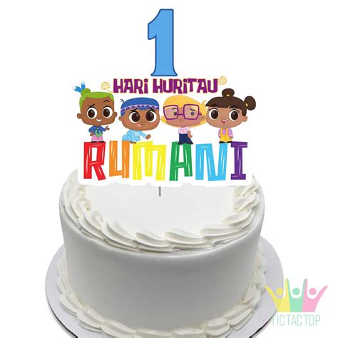 Pipi Ma Personalised Cake Topper Tic Tac Top