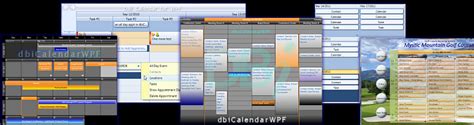 calendar wpf schedule controls dbi technologies inc