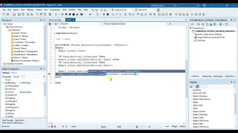 44 Combobox Listbox Radiobutton BİleŞenlerİ Youtube