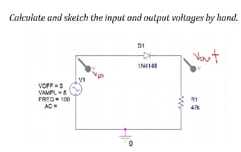 Solved Calculate The V In And V Out By Using The Values Chegg