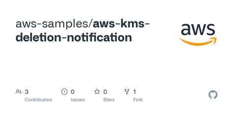 Github Aws Samplesaws Kms Deletion Notification