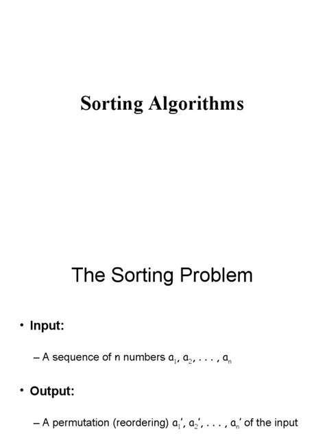 Sortingalgorithms 1 Pdf