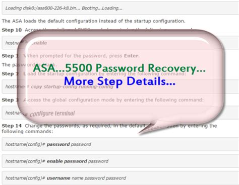 How To Recover The Password For Your Asa Router Switch Blog