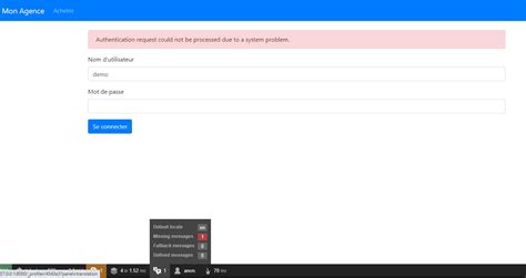 Authentication Request Could Not Be Processed Due To A System Problem