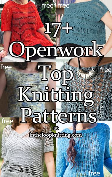 Openwork Top Knitting Patterns In The Loop Knitting