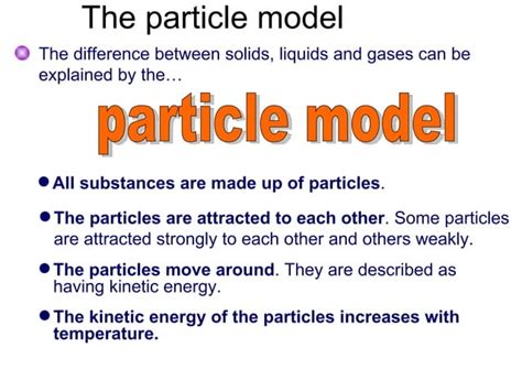 Y7 Particles 03 Arrangement Of Particles PPT