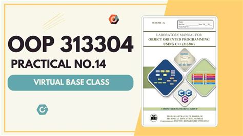 Oop 313304 Practical No14 Write Programs To Implement Virtual Base Class K Scheme Notes