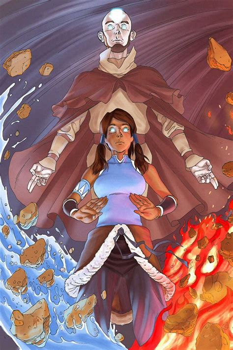 Aang And Korra Avatar Airbender Korra Avatar Avatar The Last