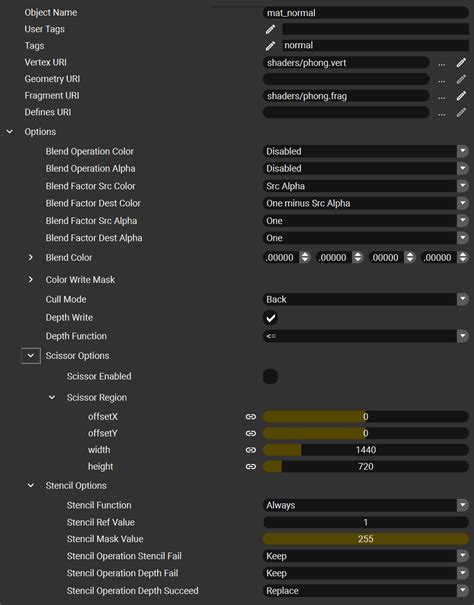 Stencil Testing Scissor Testing And Color Write Mask — Ramses Composer Documentation