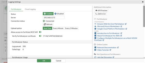 Configuring Fortianalyzer Fortigate Fortios 7 6 3 Fortinet Document Library