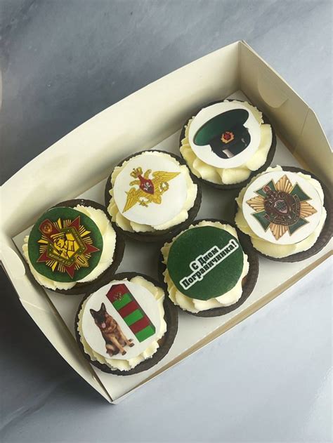 Капкейки на день пограничника