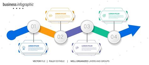 Premium Vector Vector Infographics Timeline Design Template With Line Boxes Label With