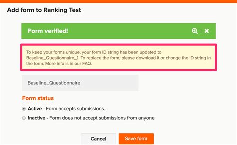 Glossary Form Id Ona Data Help Center