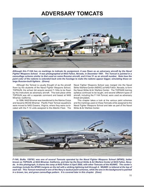 Colors And Markings Of The F 14 Tomcat Part 3 Prototypes Test Eval And Adversary Aircraft