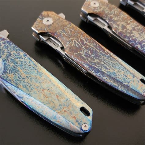 Flipper Titanium Knife Etsy