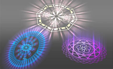 동양풍 마법진 이펙트 3d소재 09일본