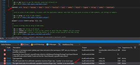 C Cant Publish Because Of Intellisense Errors Stack Overflow