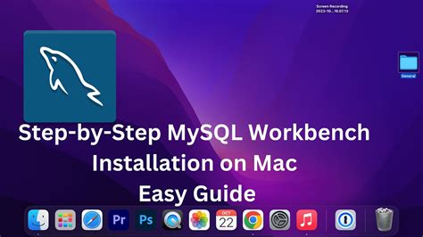 step by step mysql workbench installation on mac youtube