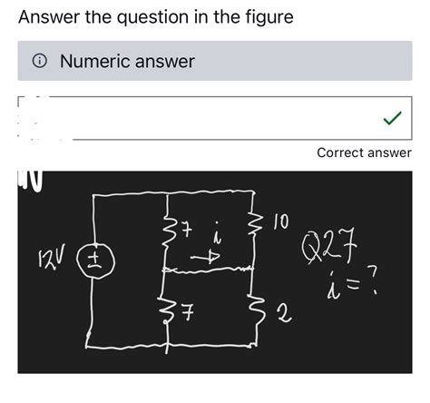 Solved Answer The Question In The Figurei ﻿numeric Answer