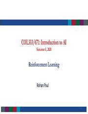 L12e Reinforcement Learning Pdf COL333 671 Introduction To AI