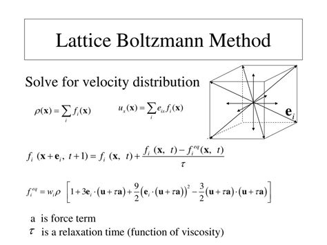 Ppt Lattice Boltzmann Simulation Of Fluid Flows Powerpoint Presentation Id 4500415