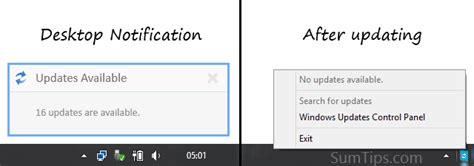 Get Desktop Notification For Windows Updates SumTips