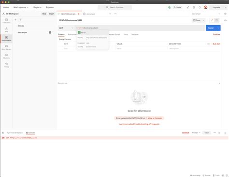 Variables In Url Not Replaced With Environment Values · Issue 7414 · Postmanlabspostman App